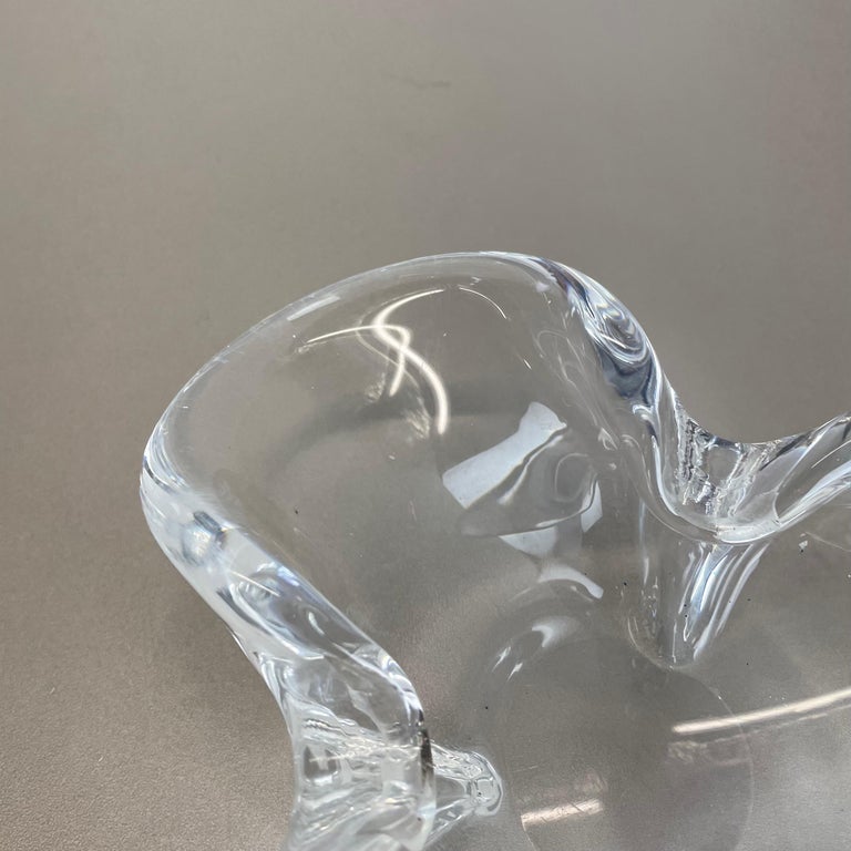 Large Murano Glass "LUCID" Bowl Element Shell Ashtray Murano, Italy ...