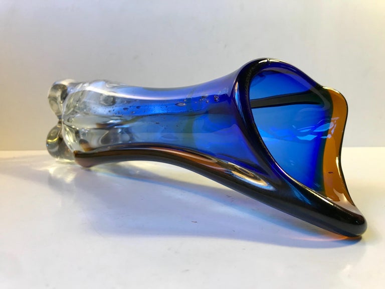 Large Murano Glass Vase from Archimede Seguso, 1960s For Sale at 1stDibs