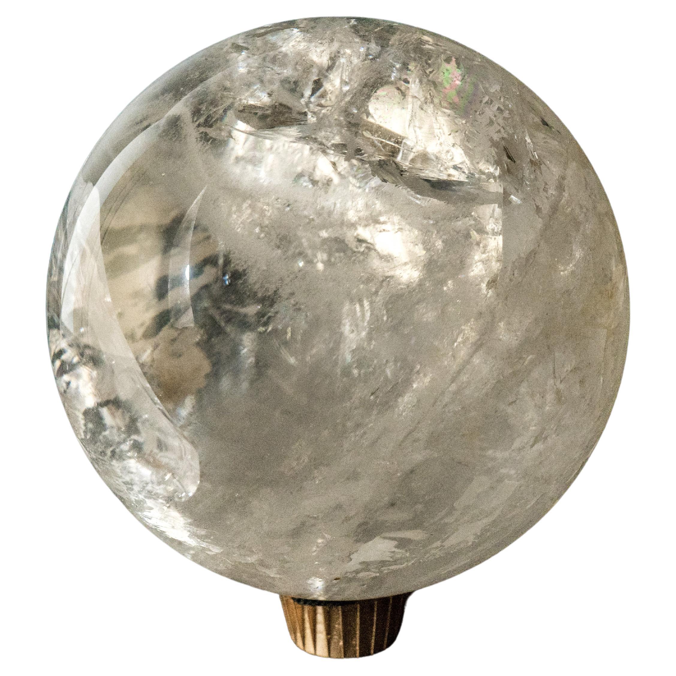 Large Clear Quartz Crystal Flame Sculpture, Natural Clear Quartz ...