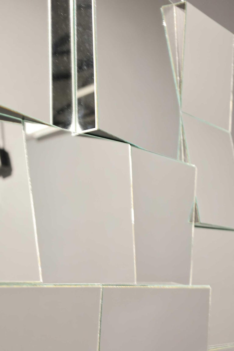 Large Neal Small Slopes Mirror For Sale at 1stDibs
