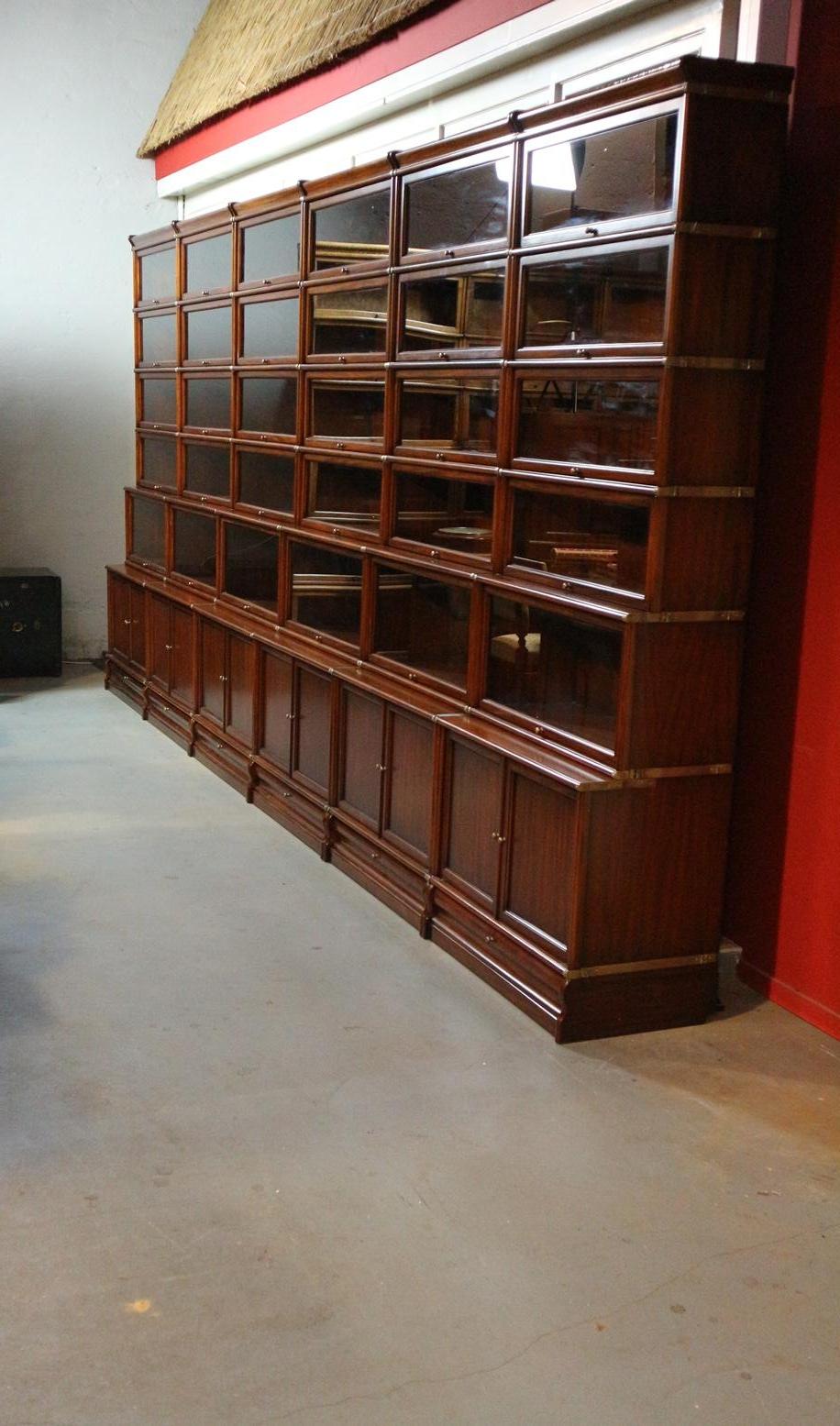 Large New Impressive Globe Wernicke Bookcase at 1stDibs | globe ...