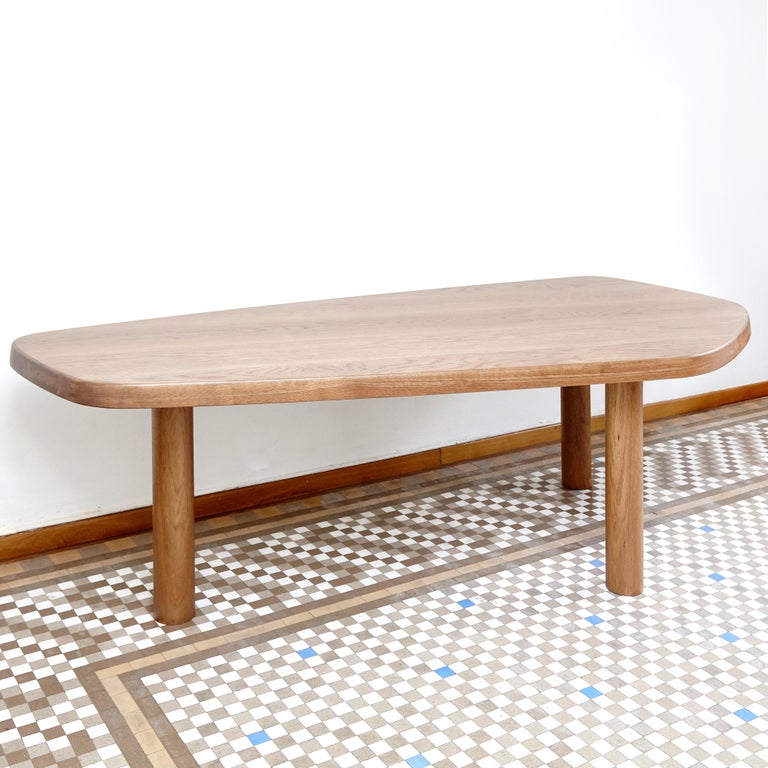 Dada Est. Contemporary, Oak Free-Form Dining Large Table For Sale at ...