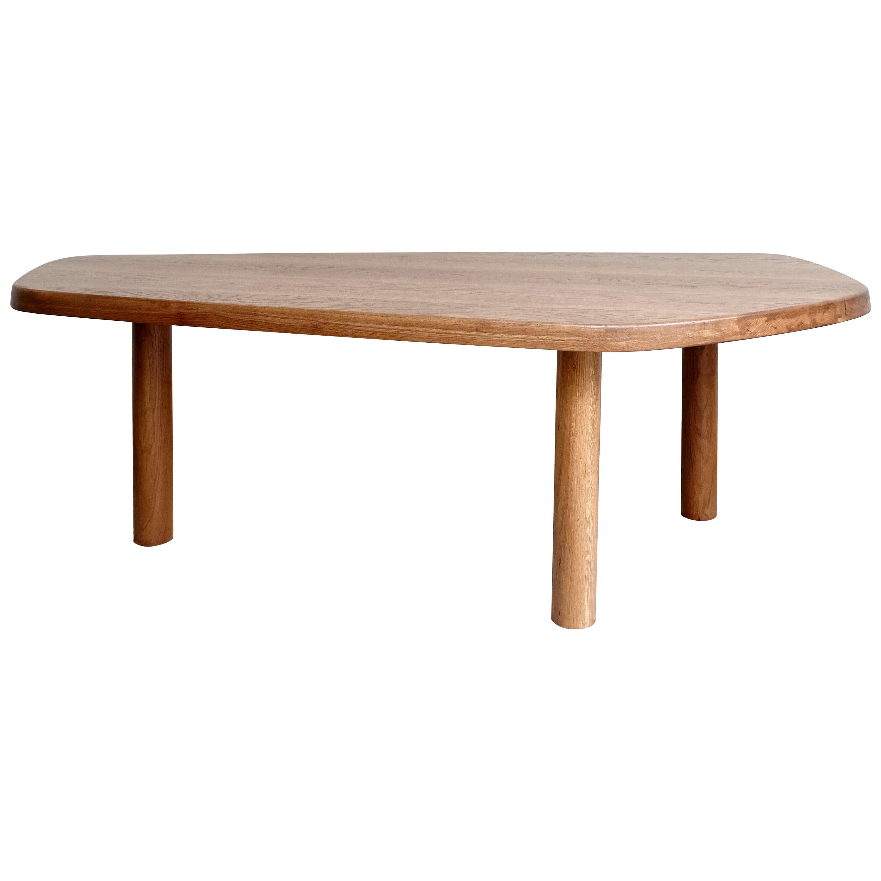 Dada Est. Contemporary, Oak Free-Form Dining Large Table For Sale at ...