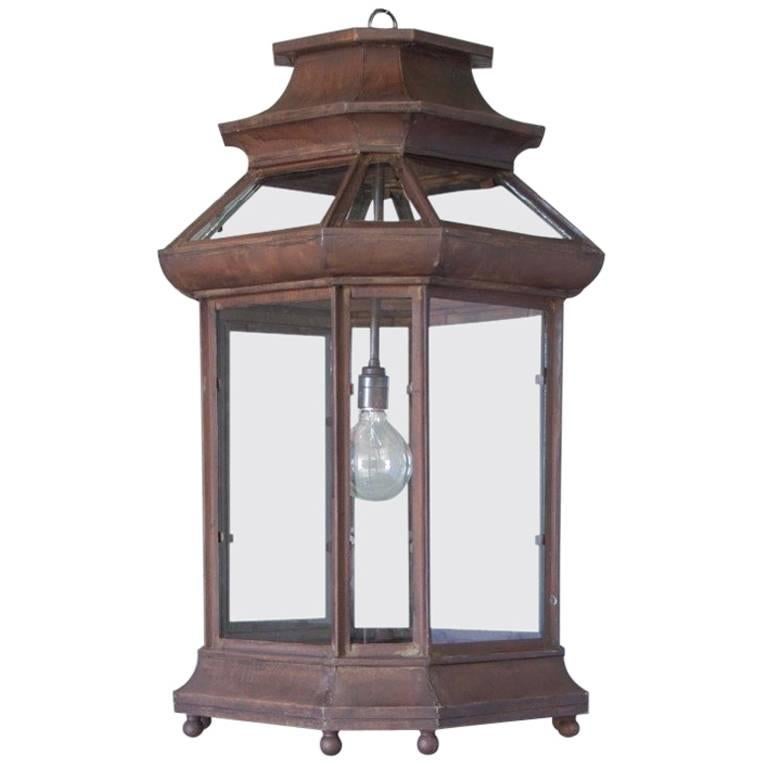 Large Octagonal Lantern For Sale at 1stDibs