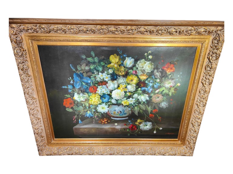Large Oil on Canvas by Terence Alexander-British For Sale at 1stDibs