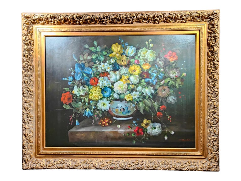 Large Oil on Canvas by Terence Alexander-British For Sale at 1stDibs