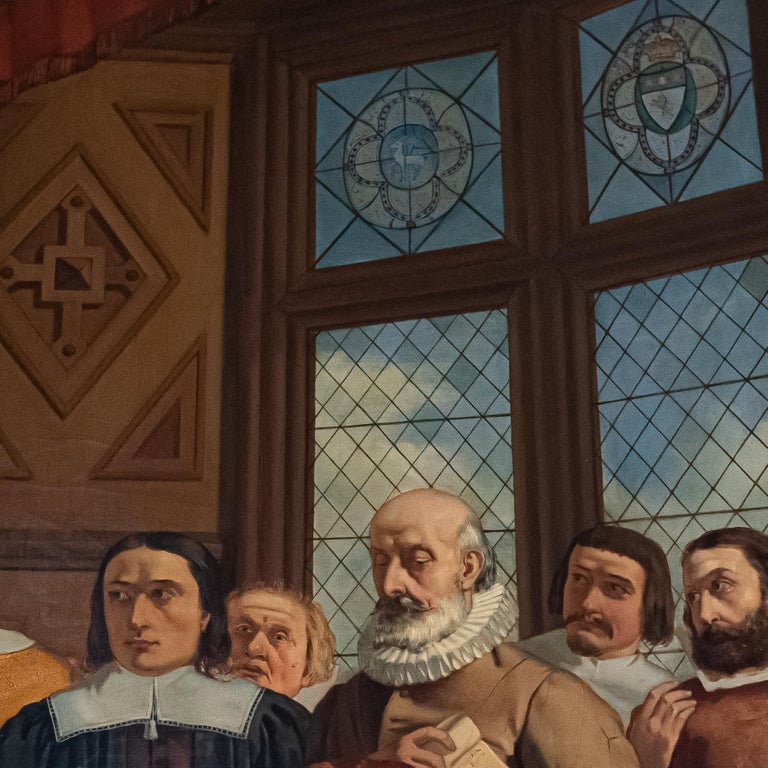 Large Oil on Canvas by Thomas George Duvall - 'The Appeal' For Sale at ...