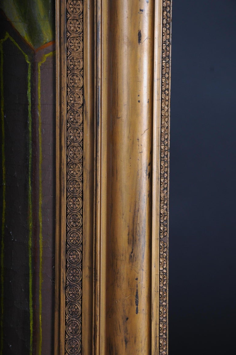 Large Oil on Canvas Rococo Painting, circa 1900 For Sale at 1stDibs