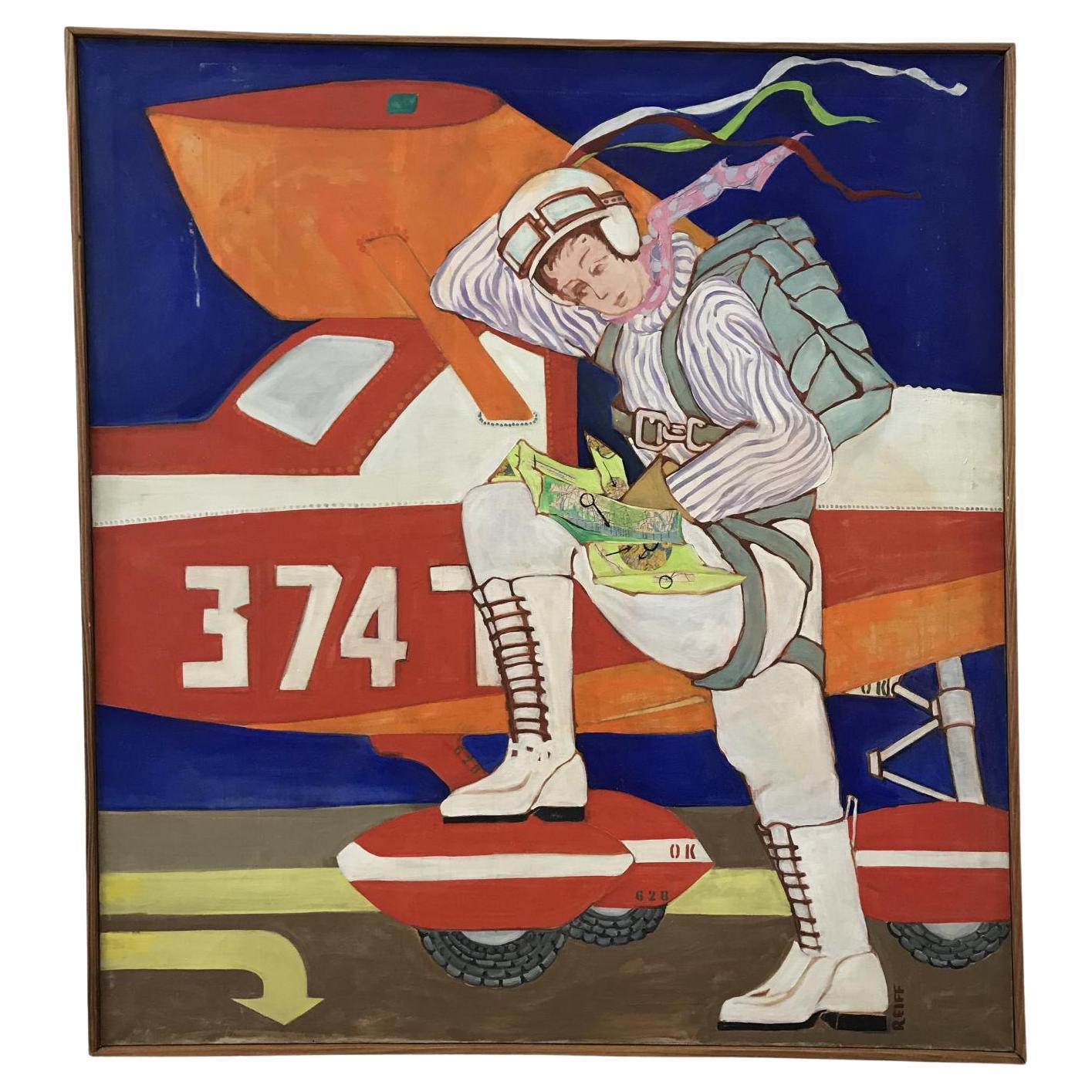 Brutalist Candlestick Signed by David Marshall Desenos For Sale at 1stDibs