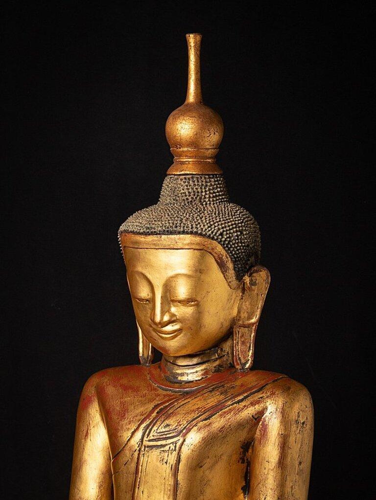 Large Old Burmese Buddha Statue from Burma For Sale at 1stDibs