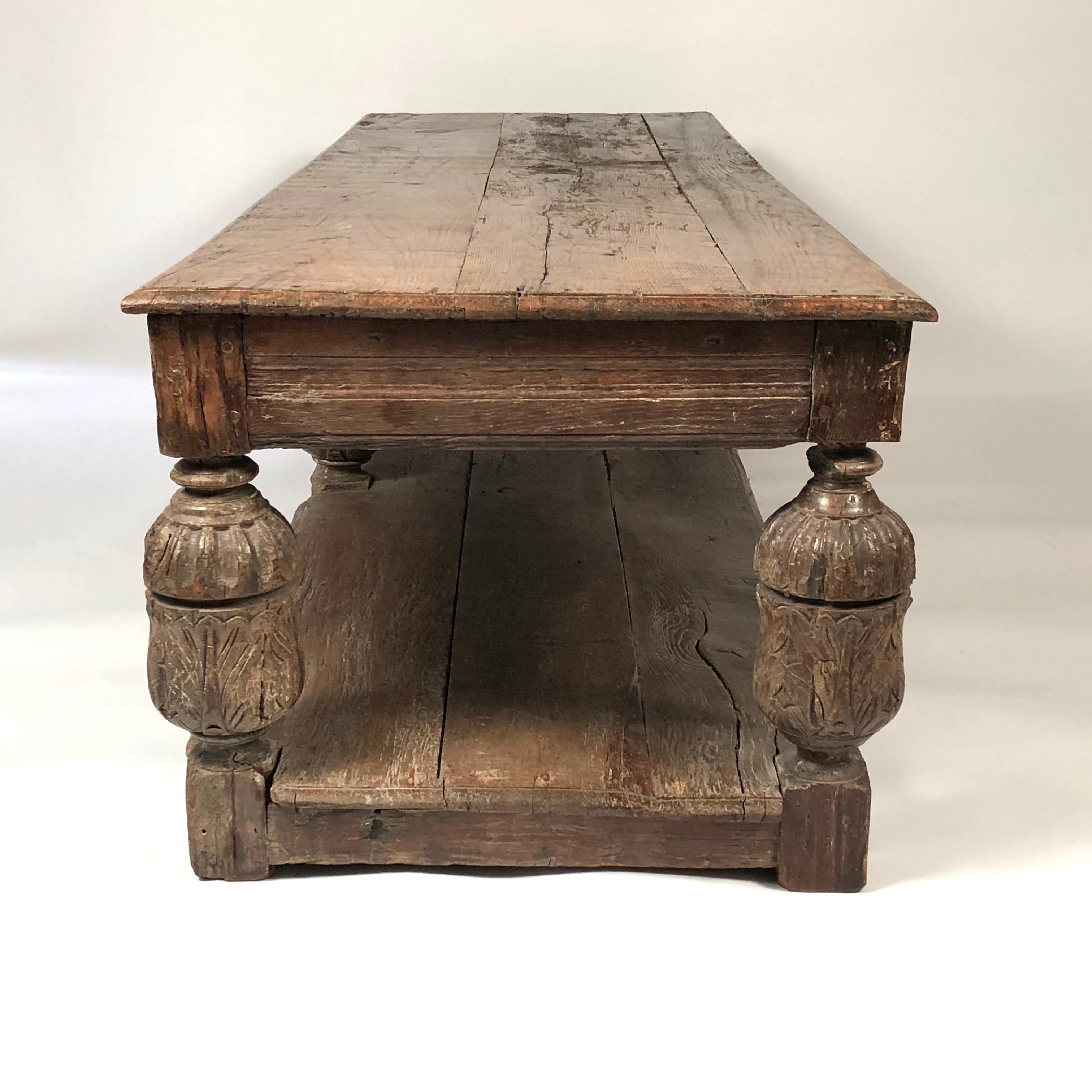Large Old English Oak Coffee Table at 1stDibs | old english coffee ...