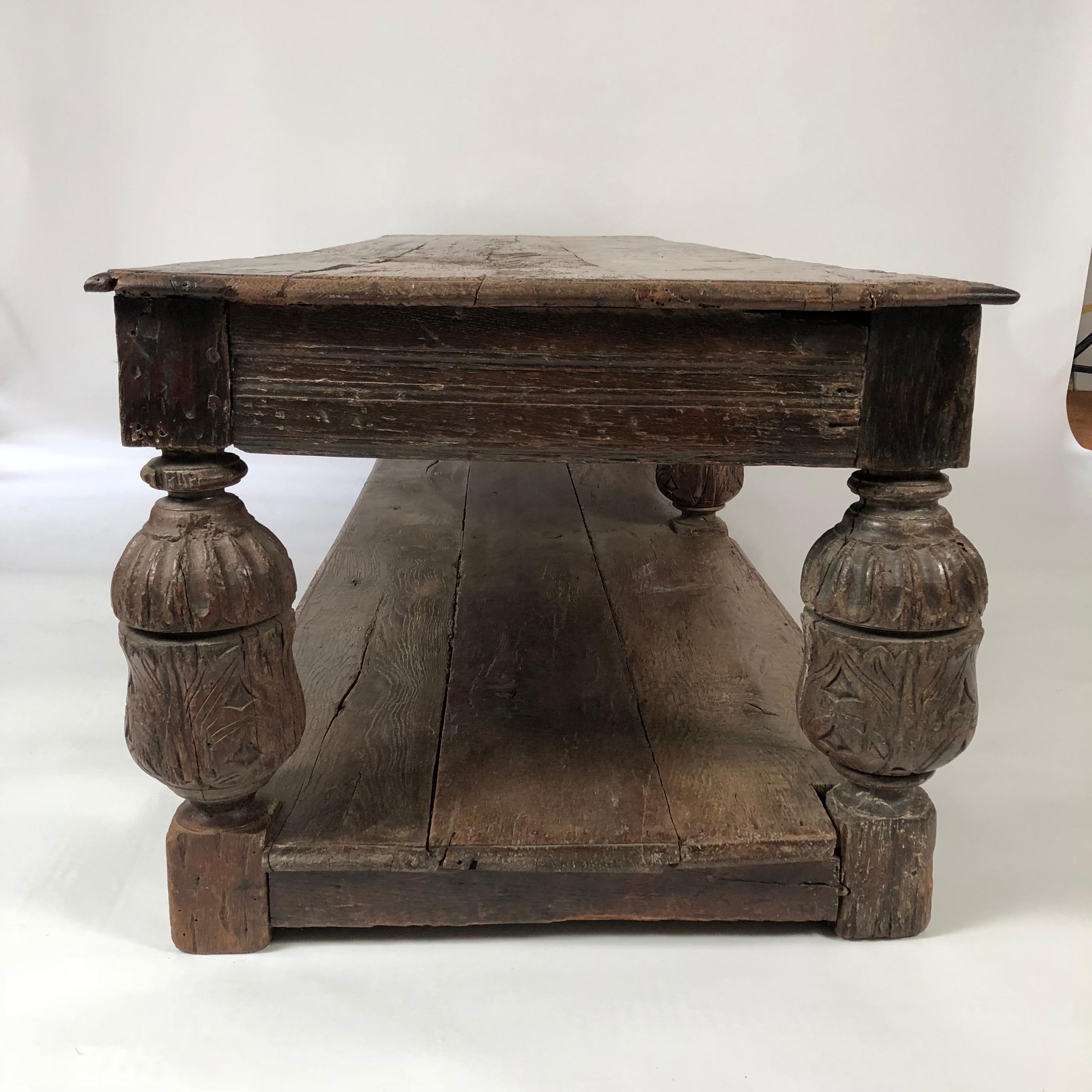 Large Old English Oak Coffee Table at 1stDibs | old english coffee ...