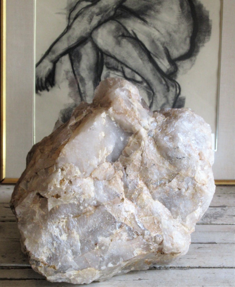 Large Old Quartz Crystal Cluster Specimen at 1stDibs