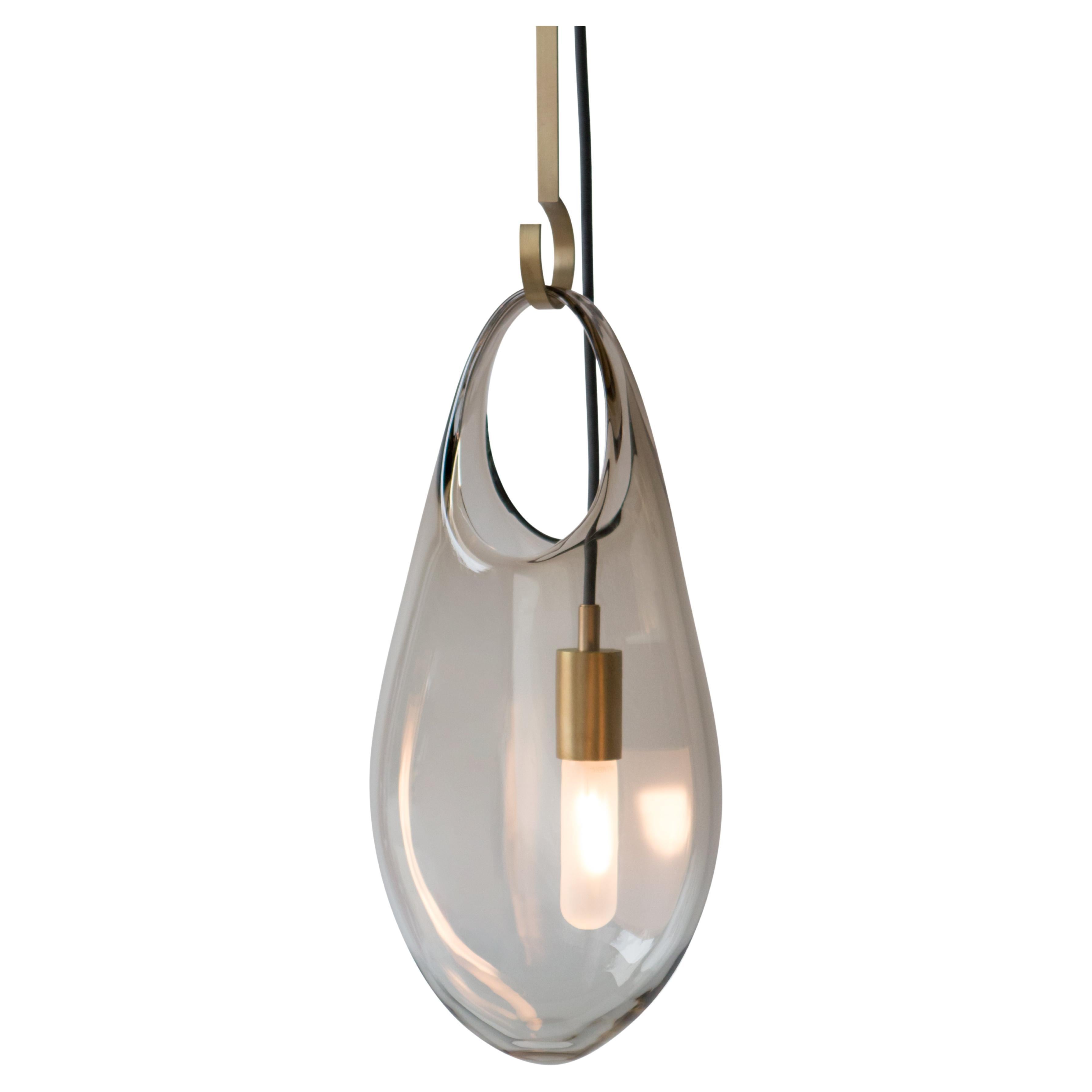Large White Hold Pendant Lamp by SkLO For Sale at 1stDibs