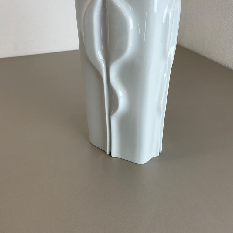 Large Op Art Vase Porcelain German Vase by Fürstenberg Ceramics ...