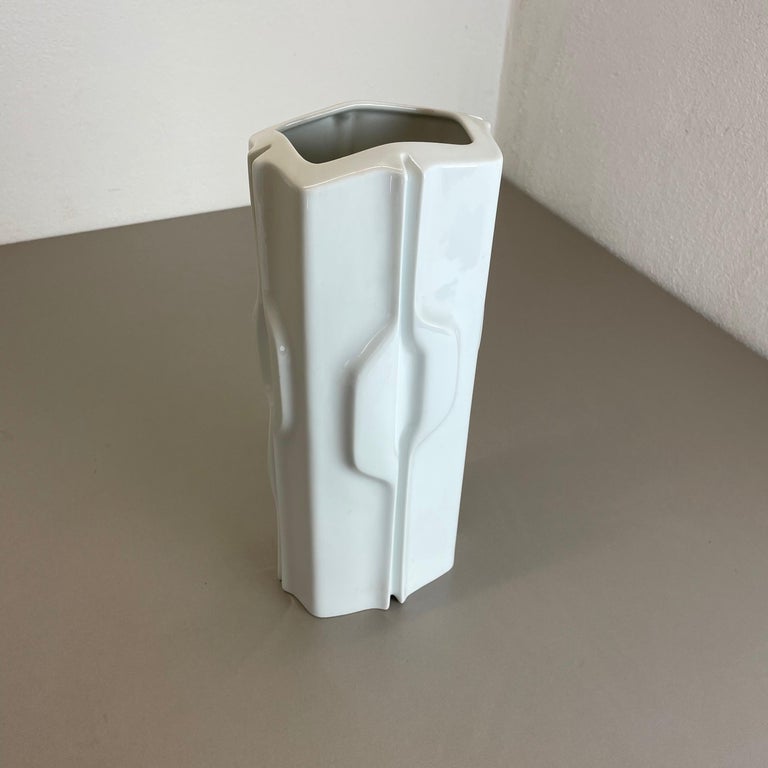 Large Op Art Vase Porcelain German Vase by Fürstenberg Ceramics ...