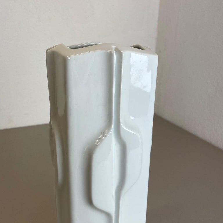 Large Op Art Vase Porcelain German Vase by Fürstenberg Ceramics ...