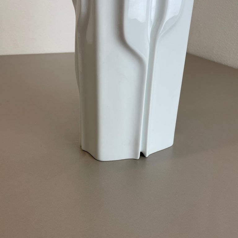 Large Op Art Vase Porcelain German Vase by Fürstenberg Ceramics ...