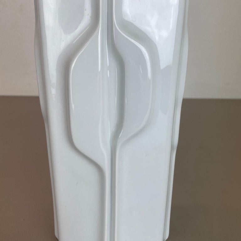 Large Op Art Vase Porcelain German Vase by Fürstenberg Ceramics ...