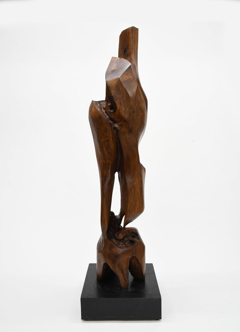 Large Organic Abstract Modern Wood Sculpture For Sale at 1stDibs ...