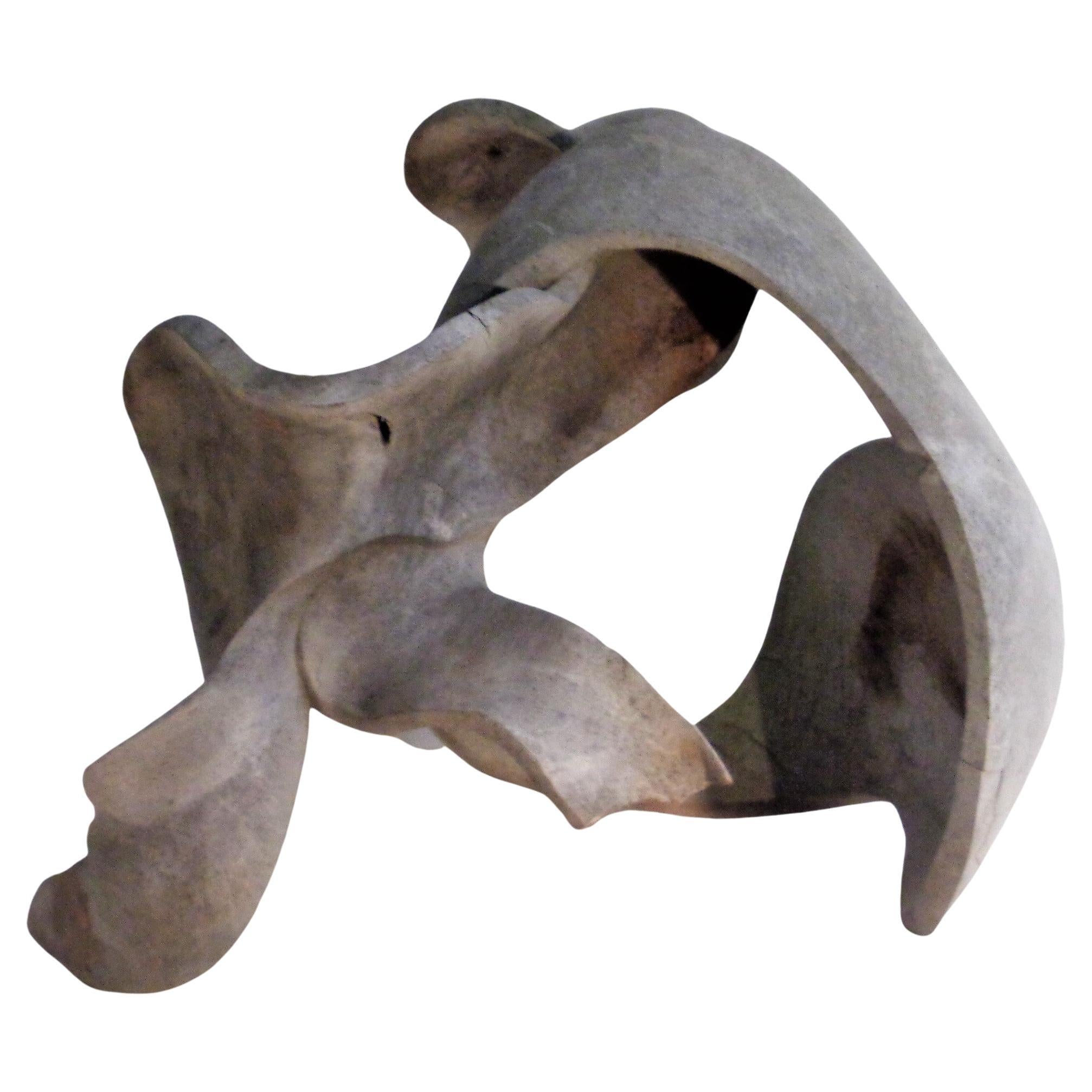 Large Carved Wood Organic Sculpture, Circa 1960 For Sale at 1stDibs