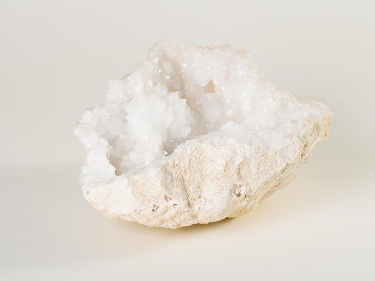 Large Organic Moroccan Quartz Crystal Geode at 1stDibs