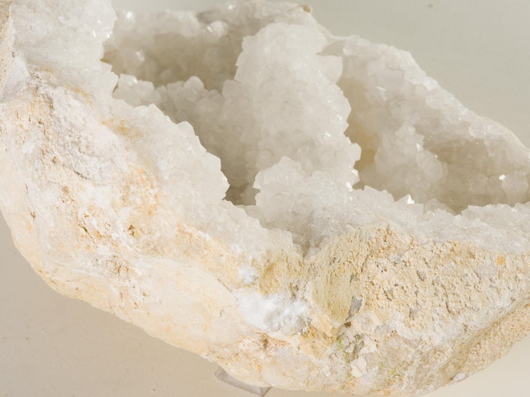 Large Organic Moroccan Quartz Crystal Geode at 1stDibs