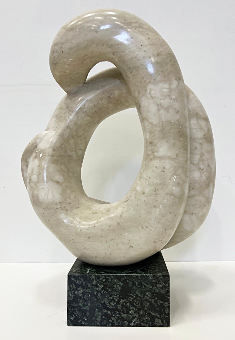 Large Organic Postmodern Abstract Marble Sculpture For Sale at 1stDibs