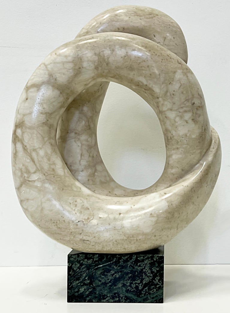 Large Organic Postmodern Abstract Marble Sculpture For Sale at 1stDibs