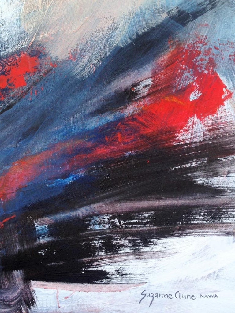 Large Original Abstract Painting, Acrylic on Canvas, Signed For Sale at ...