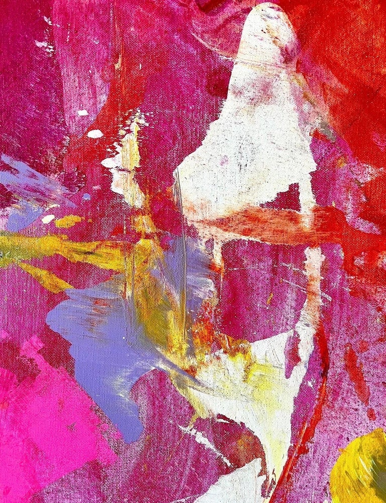 Large Original Abstract Painting "Street Candy" Signed Arlene Carr For ...