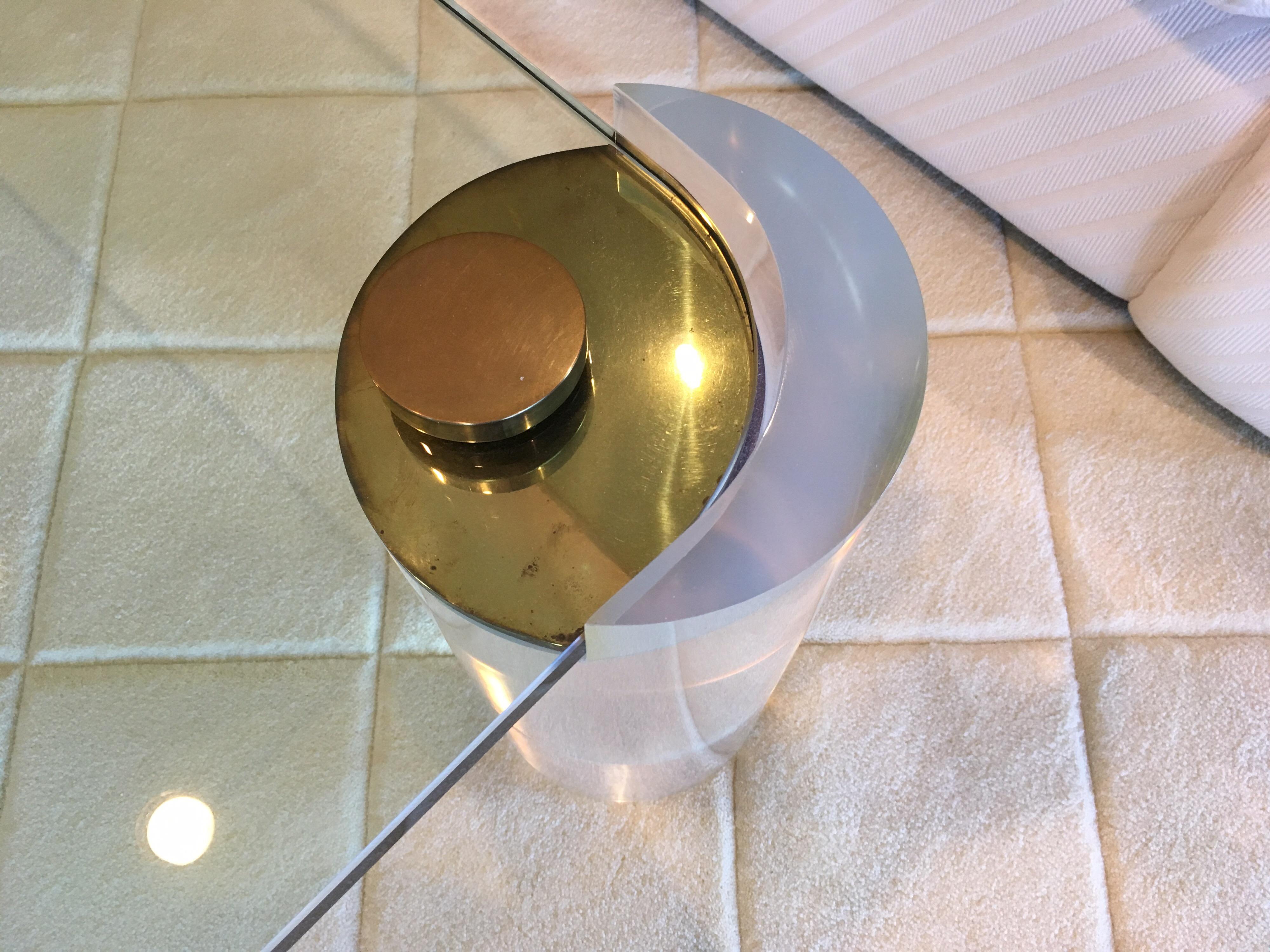 Large Original Karl Springer Coffee Table at 1stDibs