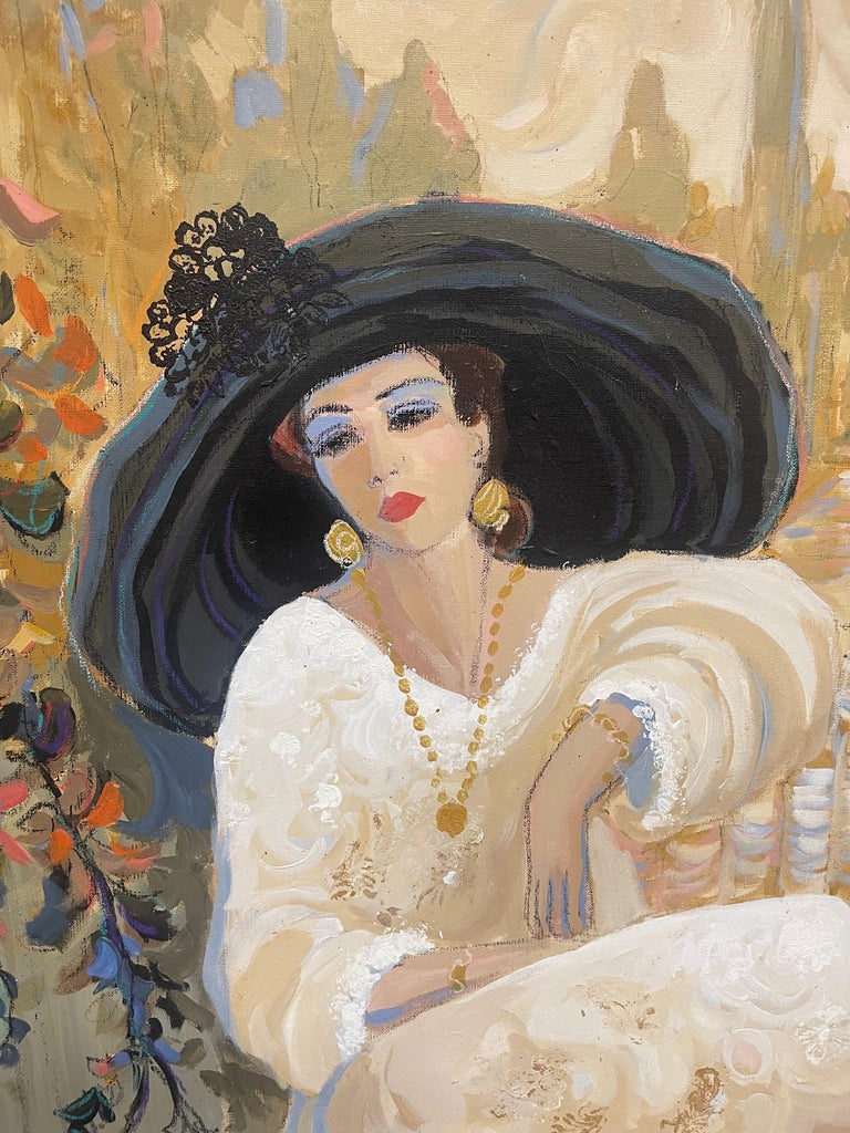 Large Original Oil on Canvas Painting by Isaac Maimon For Sale at 1stDibs