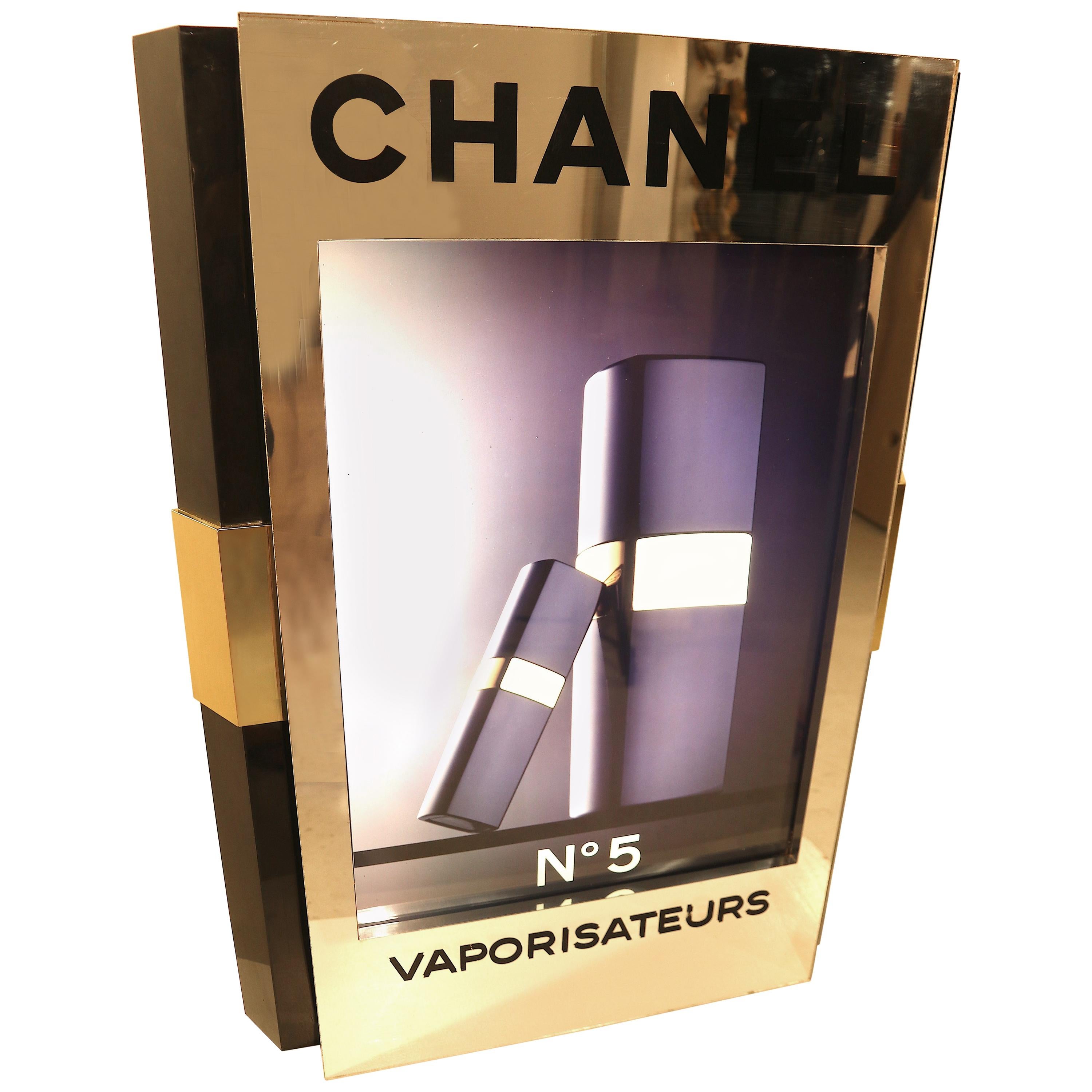 Large Original Retail Advertisement Display with Light for Chanel No. 5 ...