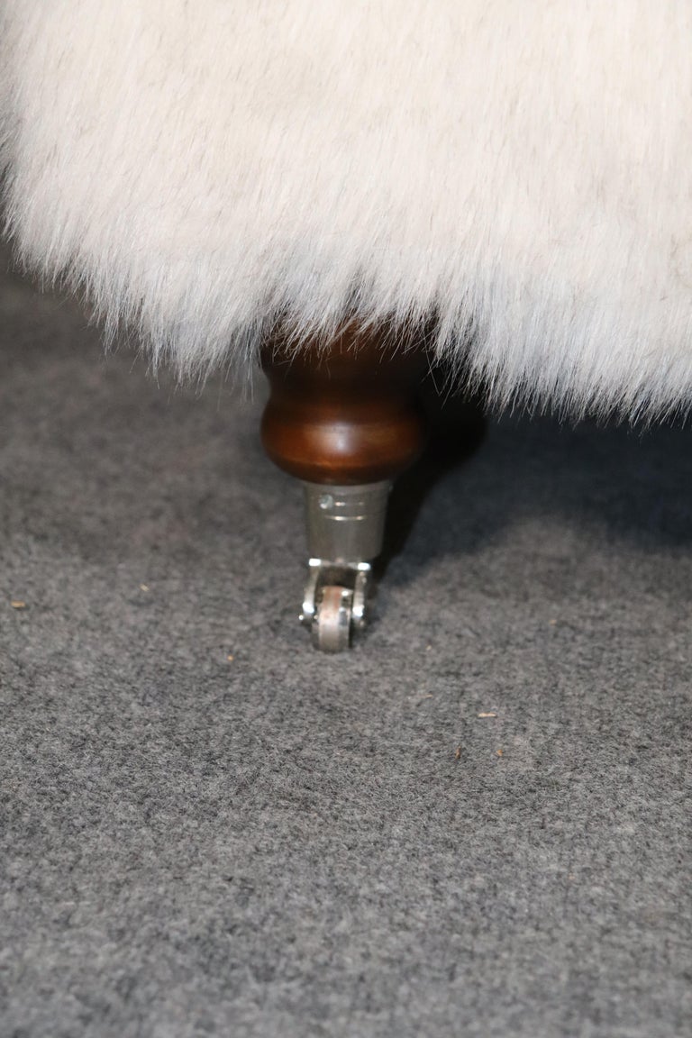 Large Ottoman on Casters For Sale at 1stDibs
