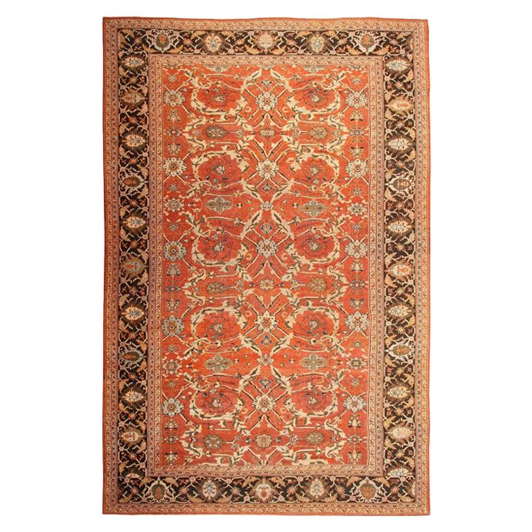 Soft Colored Rustic Antique Persian Sultanabad Carpet, circa 1890s For ...