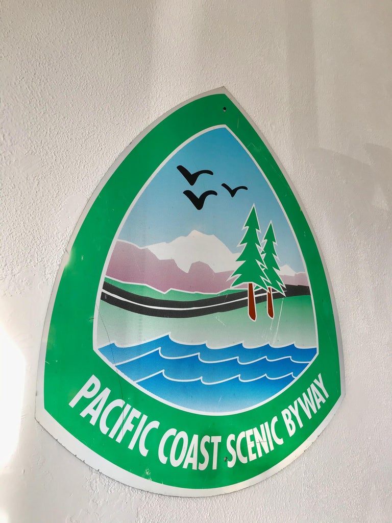 Large Pacific Coast Scenic Highway Sign For Sale at 1stDibs