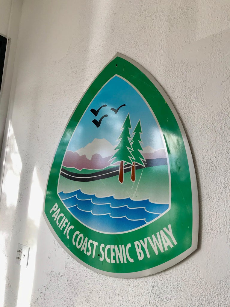 Large Pacific Coast Scenic Highway Sign For Sale at 1stDibs