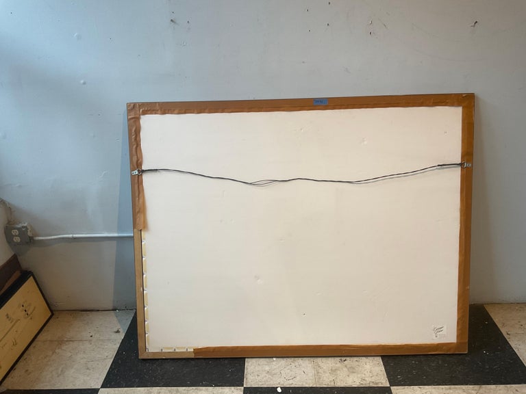 Large Painting Of Razor For Sale at 1stDibs