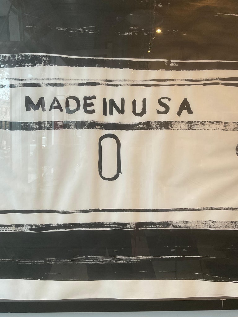 Large Painting Of Razor For Sale at 1stDibs