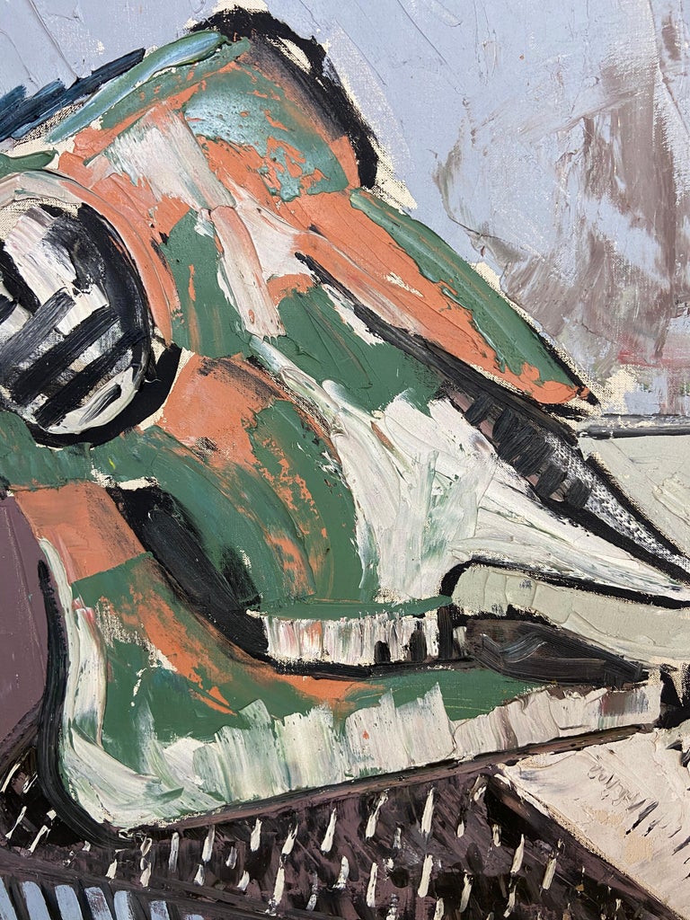 Large Painting Two Skulls For Sale at 1stDibs