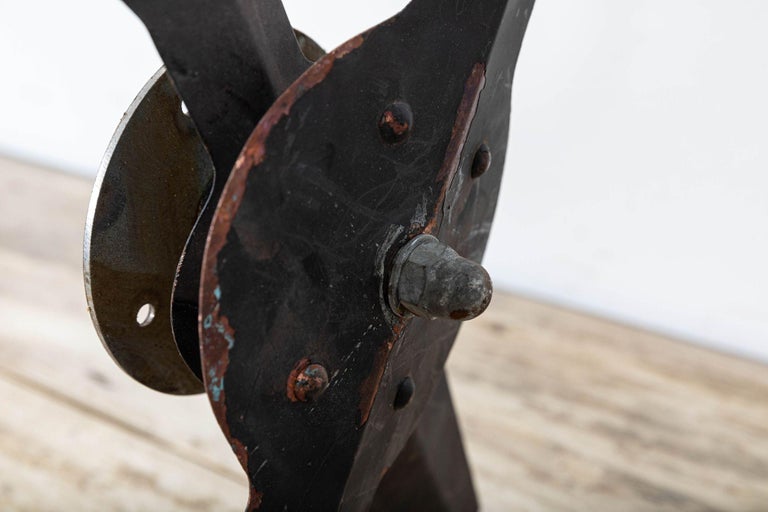 Large Pair 19th C French Copper Clock Tower Hands For Sale at 1stDibs