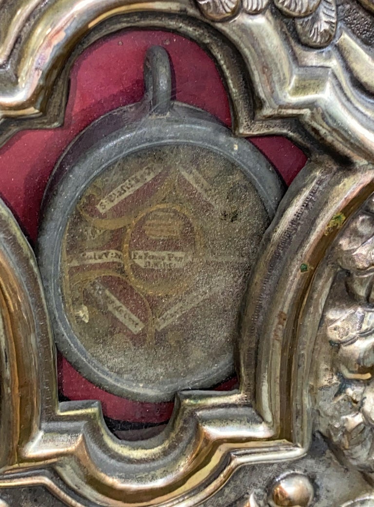 Large Pair of 18th / 19th Century Italian Silvered Reliquaries For Sale ...