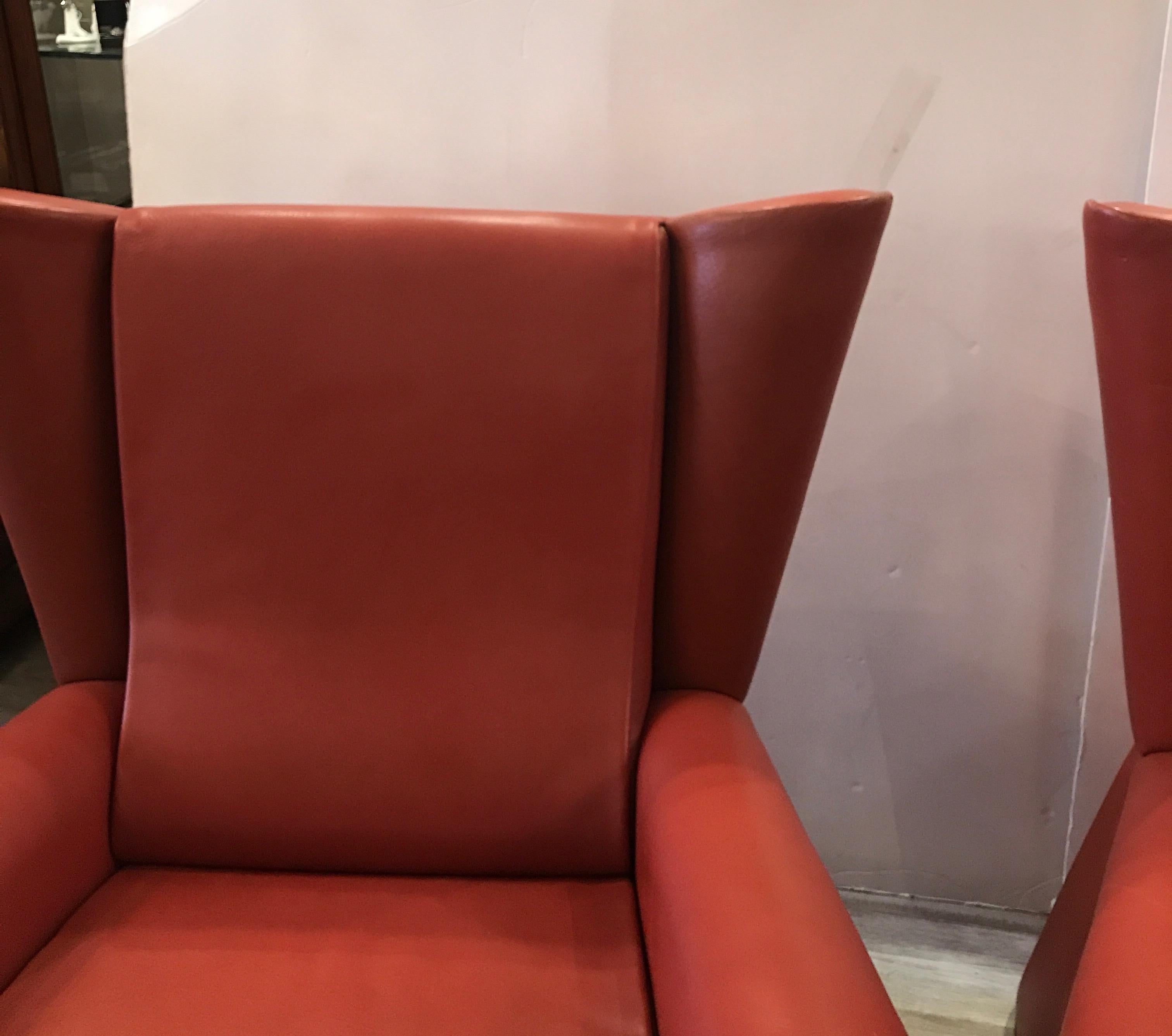 Large Pair of Alessandro Mendini Lounge Chairs for Matteo Grassi For ...