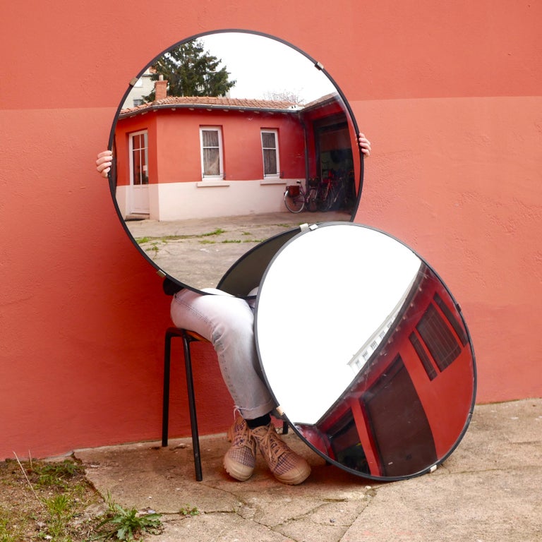 Large Pair of French Convex Mirrors Diameter, from Urban Furniture ...