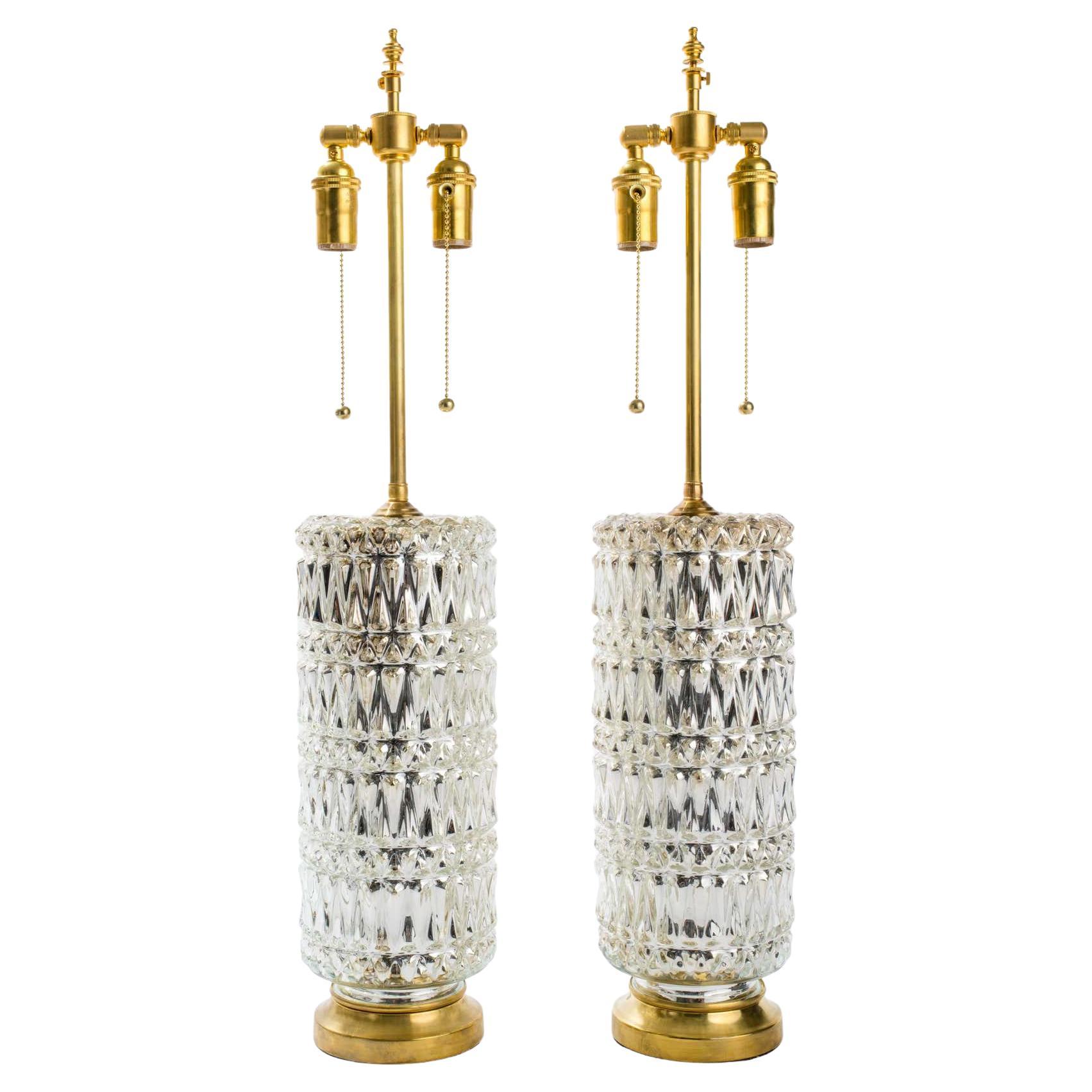 Ralph Lauren Large Mercury Glass Table Lamp at 1stDibs