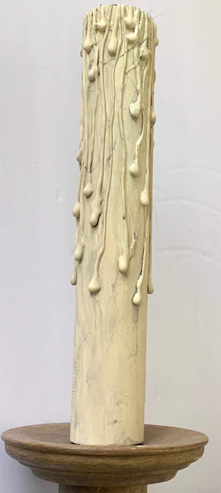 Large Pair of Italian Tuscan Style Polychromed Wood Sconces For Sale at ...