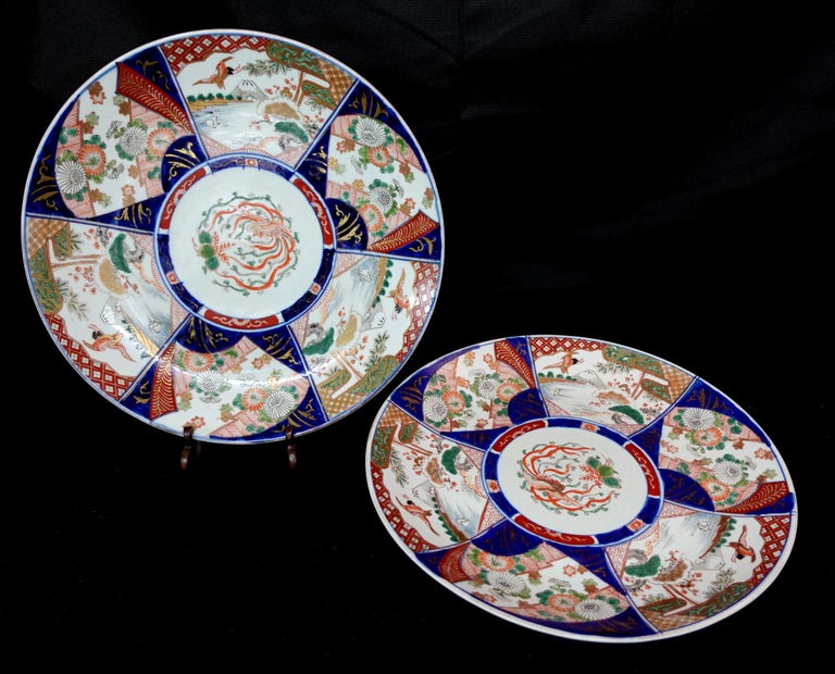 Large Pair of Japanese Imari Chargers, 19th Century, RIc 053 For Sale ...