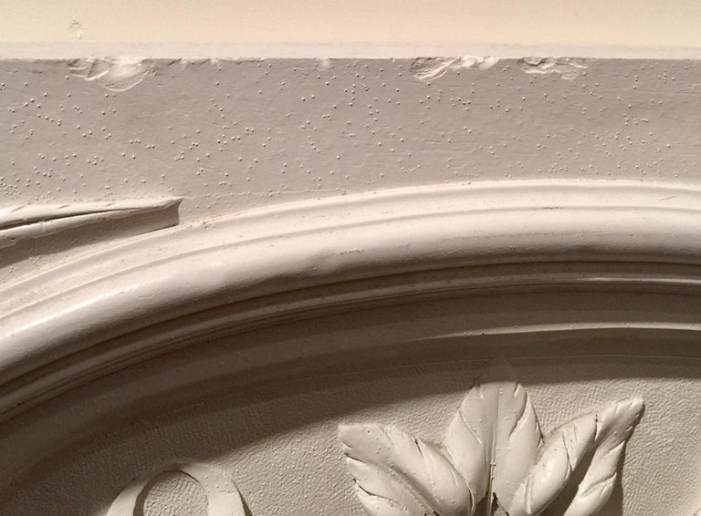 Large Pair of Plaster Decorative Wall Plaques, Bas Relief at 1stDibs