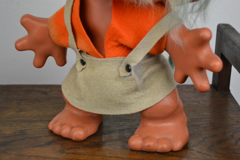 Large pair of Troll Dolls by Dam Things Establishment, 1964 at 1stDibs ...